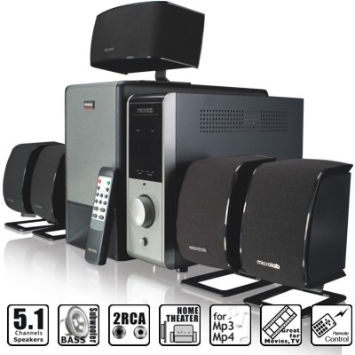 Microlab X-23 Powerful 5.1 Subwoofer Speaker System (X23) | Techbuy ...