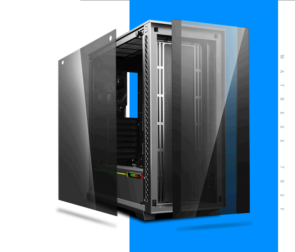 MATREXX 70 ADD-RGB 3F | Deepcool Matrexx 70 RGB 3F Mid Tower Chassis ...