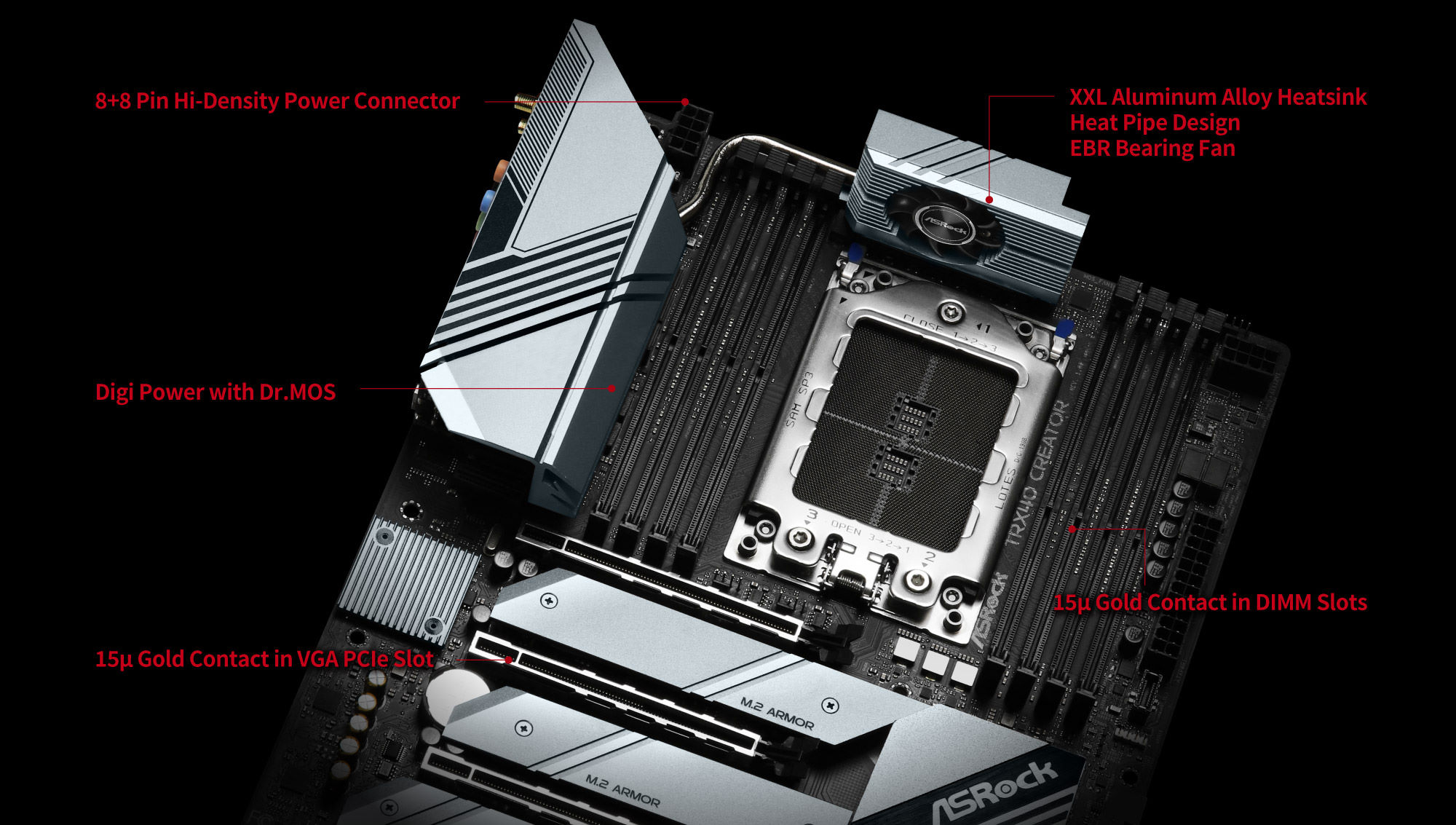 TRX40-CREATOR | Asrock TRX40 Creator Motherboard | Techbuy Australia