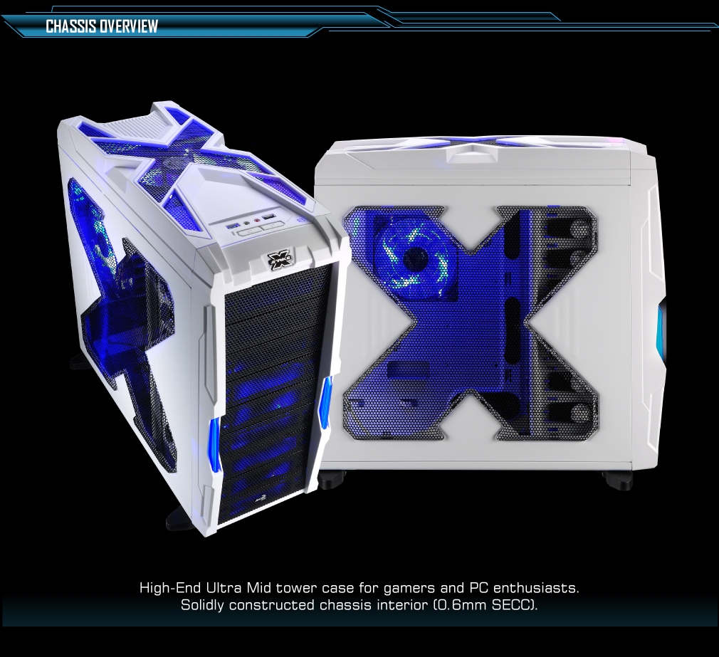 AeroCool Strike-X Advance-White STRIKE-X-ADVANCE-WHITE