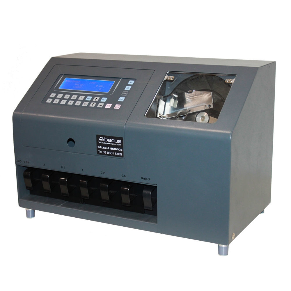 Abacus C-610+ PRO Coin Rail Sorting Machine (Small Hopper | Techbuy ...