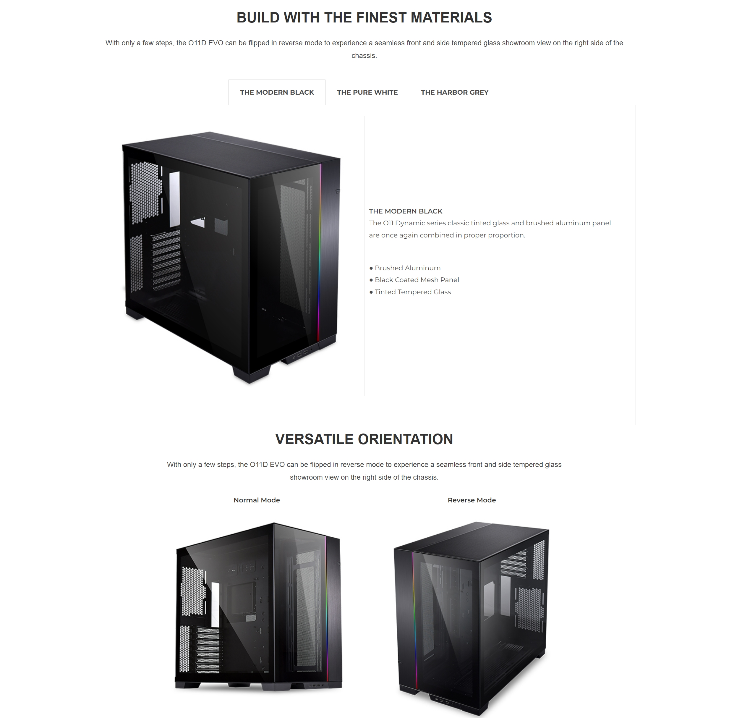 Lian Li PC-O11DEX Dynamic EVO Black Case DER8AUER Tempered | Techbuy ...