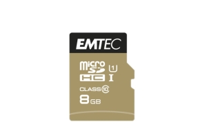 ECMSDM8GHC10GP | Emtec 8GB microSDHC Memory Card - Gold + | Techbuy ...
