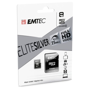 ECMSDM8GHC4 | Emtec 8GB microSDHC Elite Memory Card - Silver | Techbuy ...